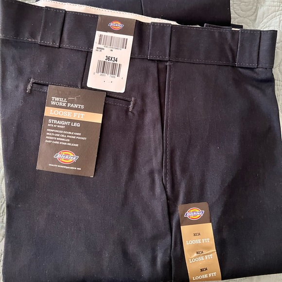Dickies | Pants | Nwt Dickies Double Knee Work Pants Loose Fit 36x34 ...